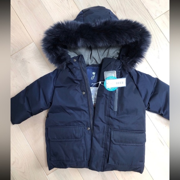 Jacadi | Jackets & Coats | Jacadi Navy Down Warm Boys Coat Jacket Parka ...